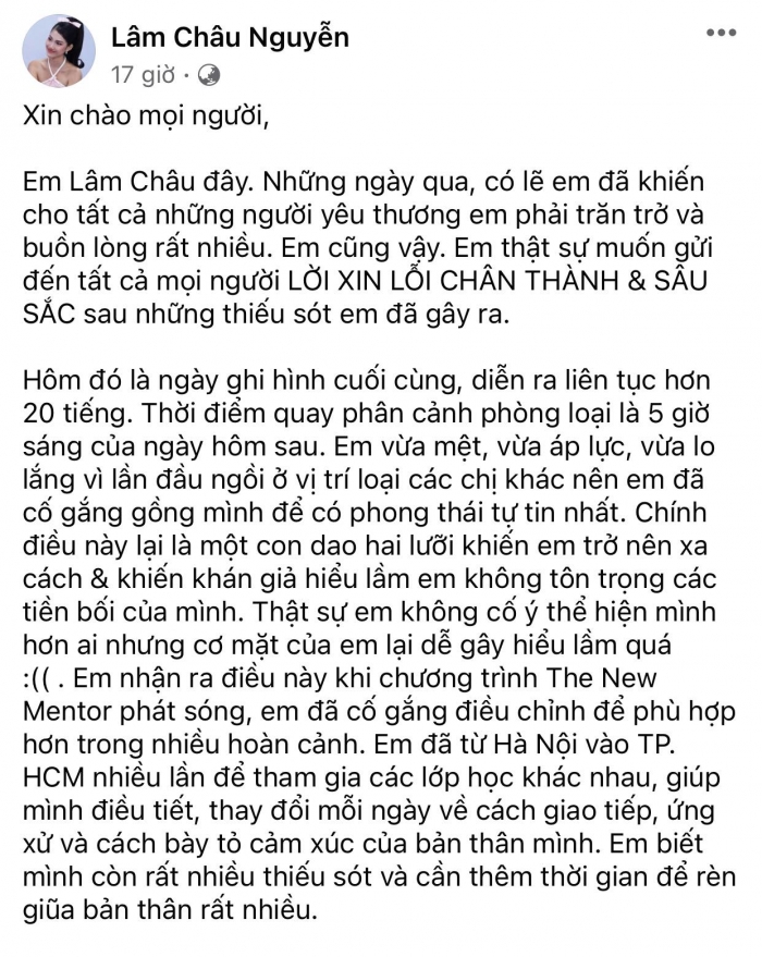 Phản ứng của netizen khi Hồ Ngọc Hà lên tiếng bênh vực thí sinh Lâm Châu - The New Mentor